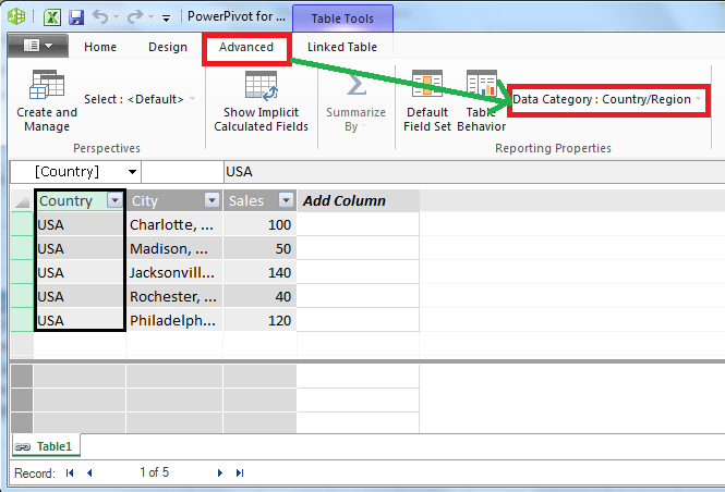 Sqlserverbrains Bing Maps In Microsoft Excel 2013 Using Power View 7846